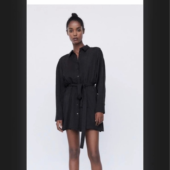 Zara | Dresses | Zara Satin Effects Dress | Poshmark